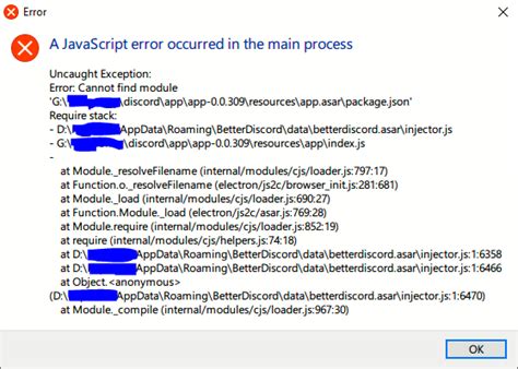 javascript error after proceeding with the installation of