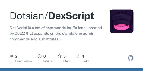 Github Dotsiandexscript Dexscript Is A Set Of Commands For Ballsdex Created By Dotzz That