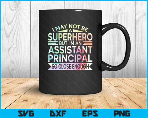 Superhero And Assistant Principal Svg Png Digital Printable Files