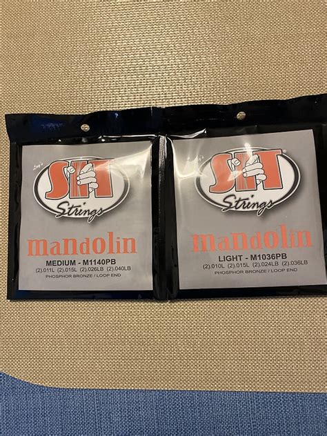 Sit Light Gauge Mandolin Strings 2024 Phosphor Bronze Reverb Uk