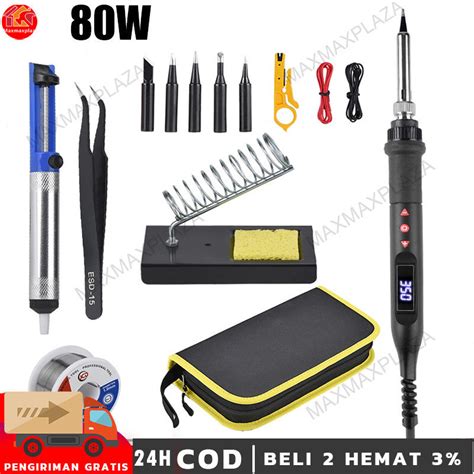 Jual Solder Digital 80watt 908u Besi Solder Elektrik 80w Suhu Dapat