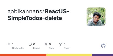 Github Gobikannansreactjs Simpletodos Delete