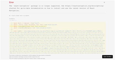 React Native Codesandbox