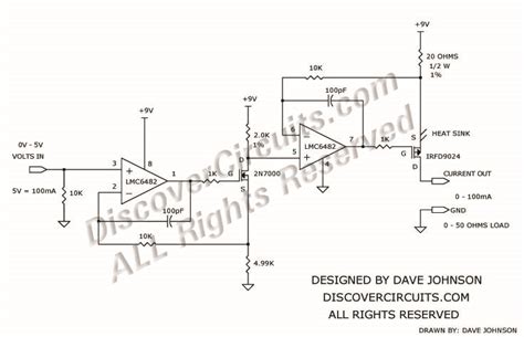 Circuit Computer Controlled 100ma Current Source