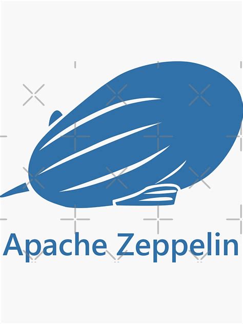 Apache Zeppelin Sticker By Yourgeekside Redbubble