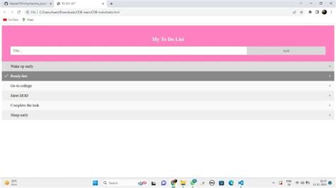 Putturu Hima Bindhu On Linkedin I Completed My Task4 To Do List Motioncut