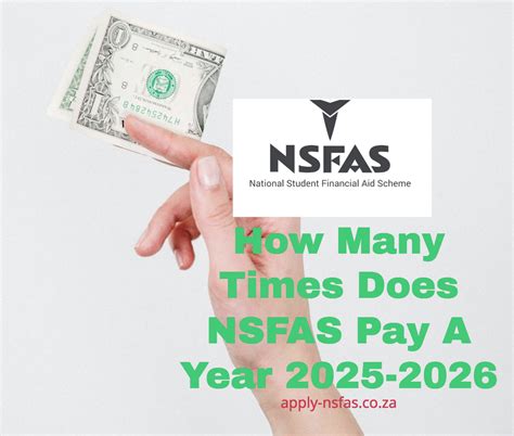 How Many Times Does Nsfas Pay A Year 2025 2026 Za