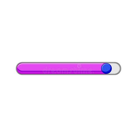 Load Progress Bar Cartoon Vector Illustration Stock Vector