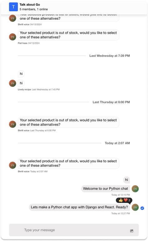 Build A Python Chat App With Django And React
