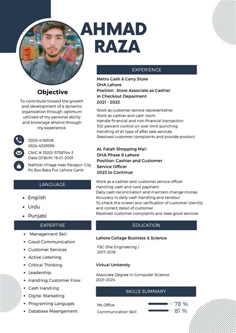 Ahmad Raza On Linkedin Aoa Im Ahmad Raza And Im Intersted In Customer Service Officer And