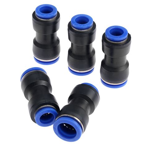 5 Pcs Plastic Pneumatische Fittings Push In Straig Vicedeal