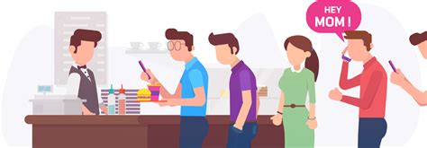 download cafeteria clipart lunch counter cafeteria queue clipartkey