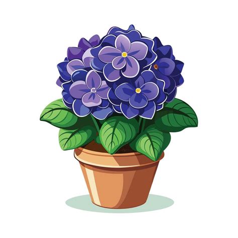 Purple Hydrangea Plant Vector Art Icons And Graphics For Free Download
