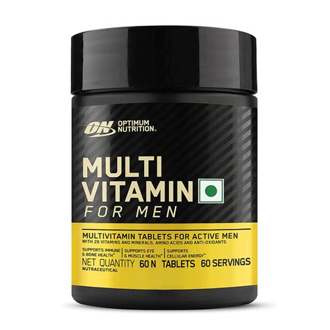 On Multivitamin For Men 60 Tablets 26 Vitamins And Minerals Amino