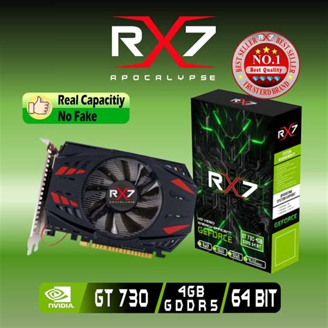 Vga Rx7 Gt 730 4gb Gddr5 64 Bit Real Capacity Resmi Lazada Indonesia
