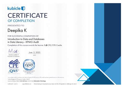 Deepika K On Linkedin I Have Successfully Completed A Kubicle Course