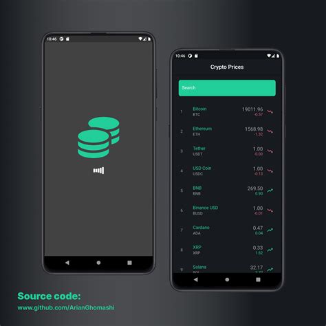 Github Arianghomashi Crypto Price List App