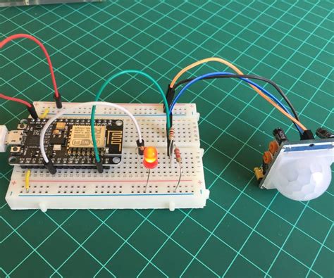 Iot Motion Detector With Nodemcu And Blynk 6 Steps With Pictures Instructables