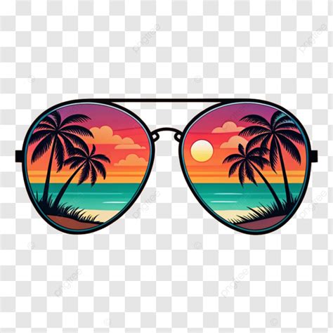 Beach View Sunglasses Tropical Paradise Sunset Sunglasses Beach