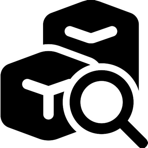 Box Multiple Search Icon Vector Download Free