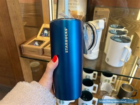 스타벅스 신메뉴 푸른용 케이크 헤이즐넛 라떼 청룡 Md 텀블러 후기 네이버 블로그