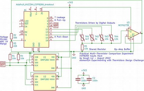 Blog 10 Characterising Thermistors Multiple Thermistors On Esp8266