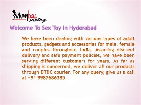Welcome To Sex Toy In Hyderabad Ppt