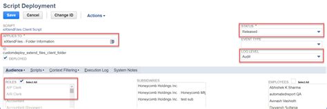 Configure Folder Information Records To Upload Files To Specific