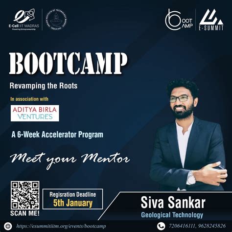 Siva Sankar On Linkedin Iitmbootcamp Startupacceleration