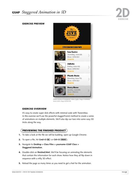 Staggered Animation In 3d Exercise Preview Pdf Perspective Graphical 3 D Computer Graphics