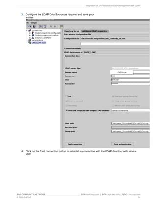 Ldap Sync With Sap Rfc PDF