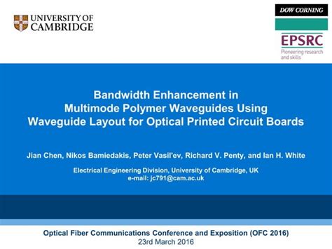 Bandwidth Enhancement In Multimode Polymer Waveguides Using Waveguide Layout For Optical Printed