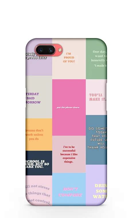 Study Schedule Oppo A S Mobile Cover