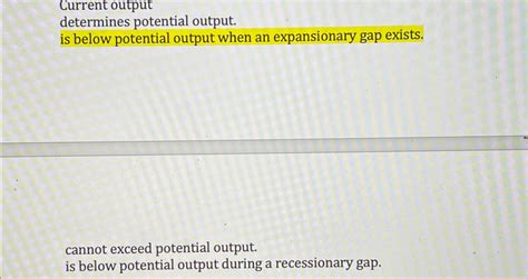 Solved Current Outputdetermines Potential Outputis Below