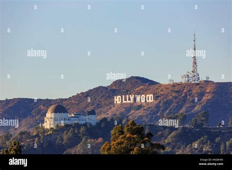 Los Angeles Nov 22 Sunset View Of The Hollywood Sign And Griffith