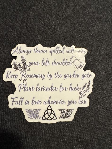 Practical Magic Quote Sticker Etsy