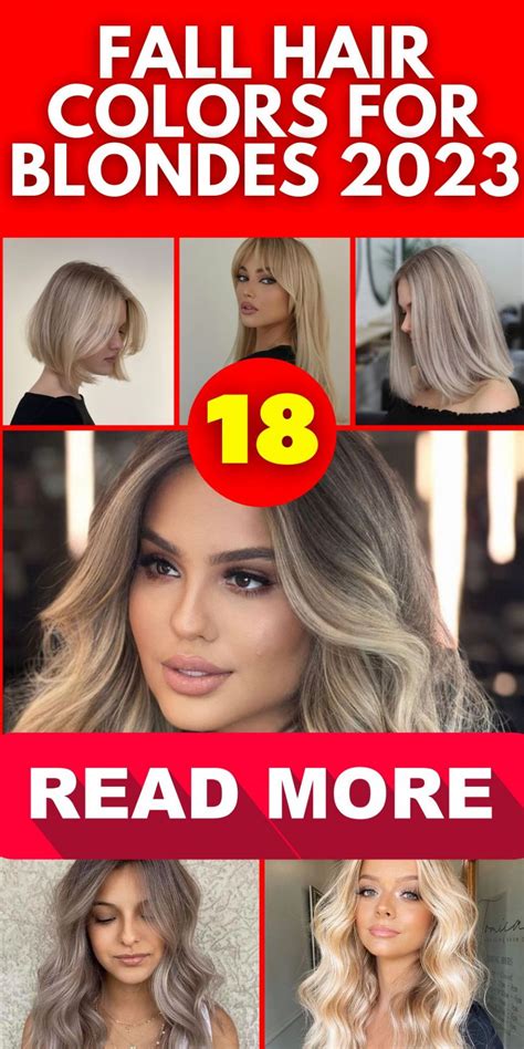 Fall Hair Colors For Blondes 2023 18 Ideas Embrace The Season With