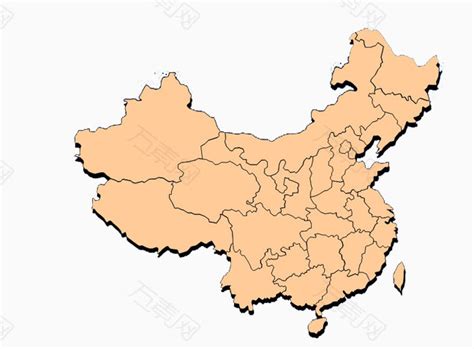 中国地图png元素素材图片下载 万素网