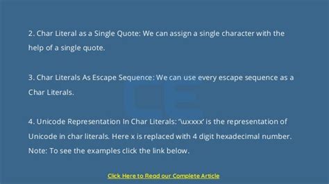 What Are Literals In Java Complete Information 2022 Ppt