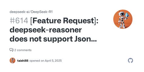 [feature request] deepseek reasoner does not support json output