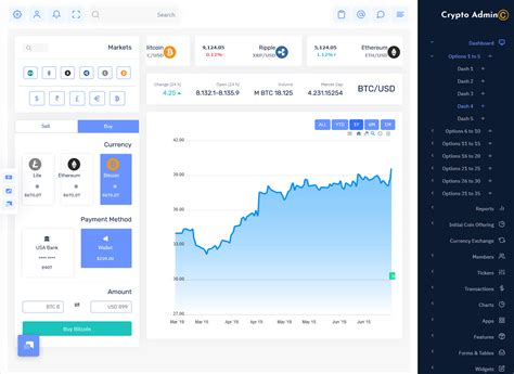 Fully Featured Cryptocurrency Ui Framework Crypto Admin