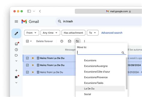 How To Restore Deleted Emails From The Gmail Trash La De Du