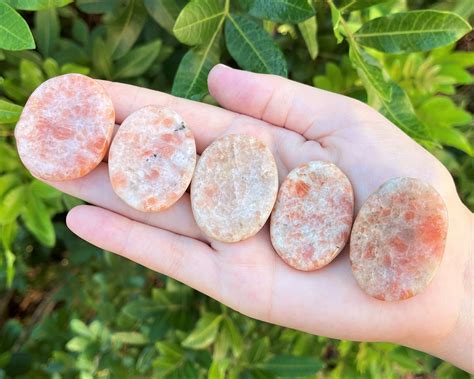 Sunstone Worry Stone Choose How Many Smooth Polished Sunstone