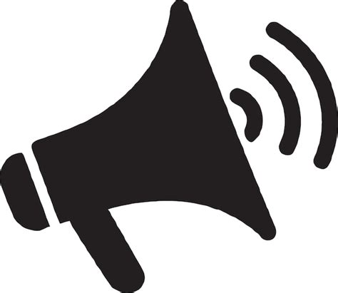Share Your Message With An Announcement Megaphone Icon Premium Ai Generated Vector