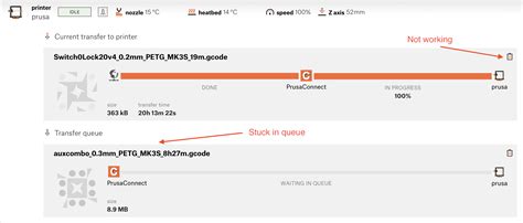 Stuck On Completed File Transfer Bugs And Errors Prusa3d Forum