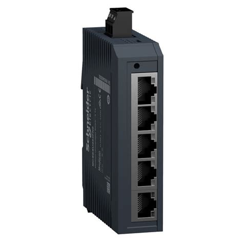 Unmanaged Ethernet Switch Mcsesu053fn0 Schneider Electric 5 Ports
