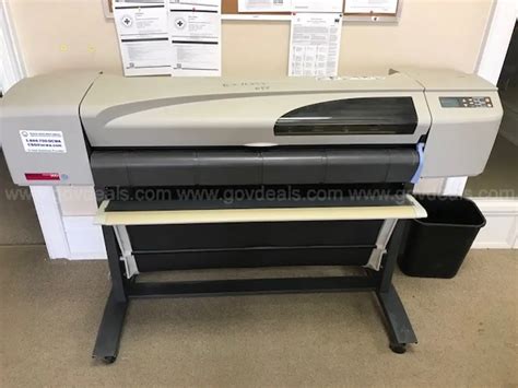 Hewlett Packard Designjet 500 Plotter Govdeals