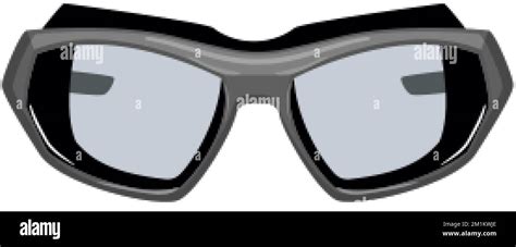 Protection Safety Glasses Cartoon Vector Illustration Stock Vector