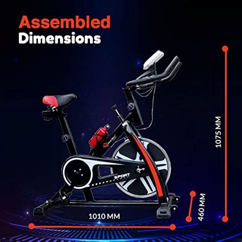 Powermax Fitness Bs 130 Steel Exercise Spin Bike With 6 Kg Flywheel