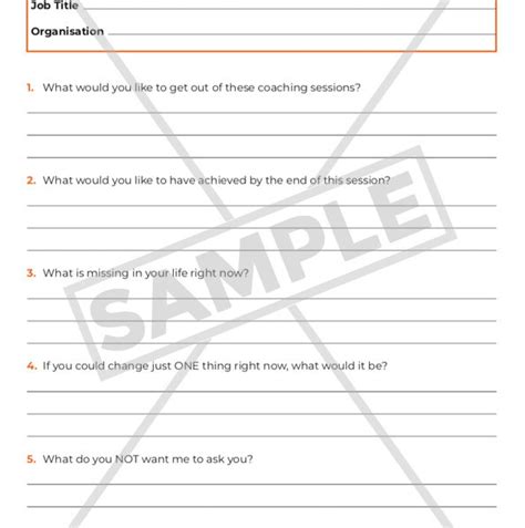 Career Conversation Template